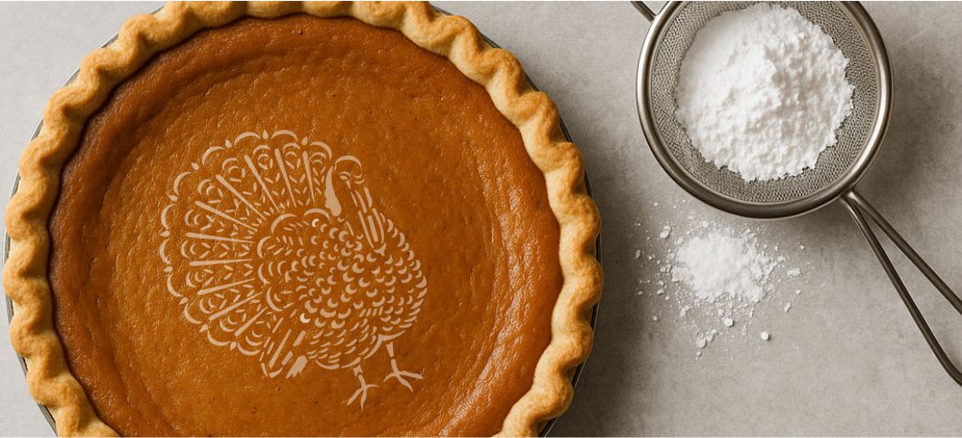 Create Stunning Thanksgiving Pies & Cakes | Simple Stencil Tutorial ...