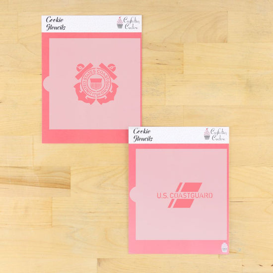 Coast Guard Cookie Stencil and Cutter | Coast Guard Cookies ...