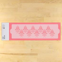 Damascus Designer Stencil for Cakes - Confection Couture Stencils