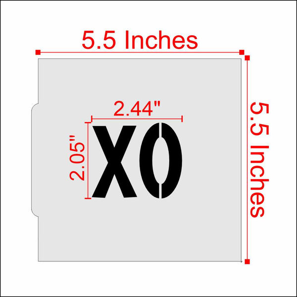 XO Stencil and Cookie Cutters | Confection Couture Stencils