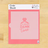 It's About Damn Time: Decorate Engagement Cookie Stencils – Confection ...