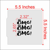 Omg! Engagement Stencils for Cakes and Cookies - Confection Couture ...