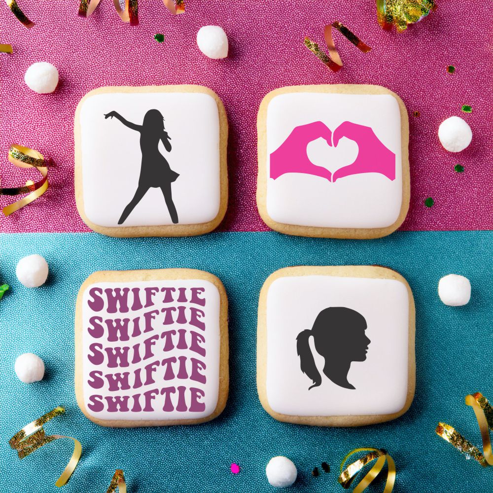 Swiftie Fan Stencil Set For Cookie Decorating – Confection Couture Stencils