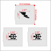 Cross Country Cookie Stencils: Decorate Cookies for XC Races ...