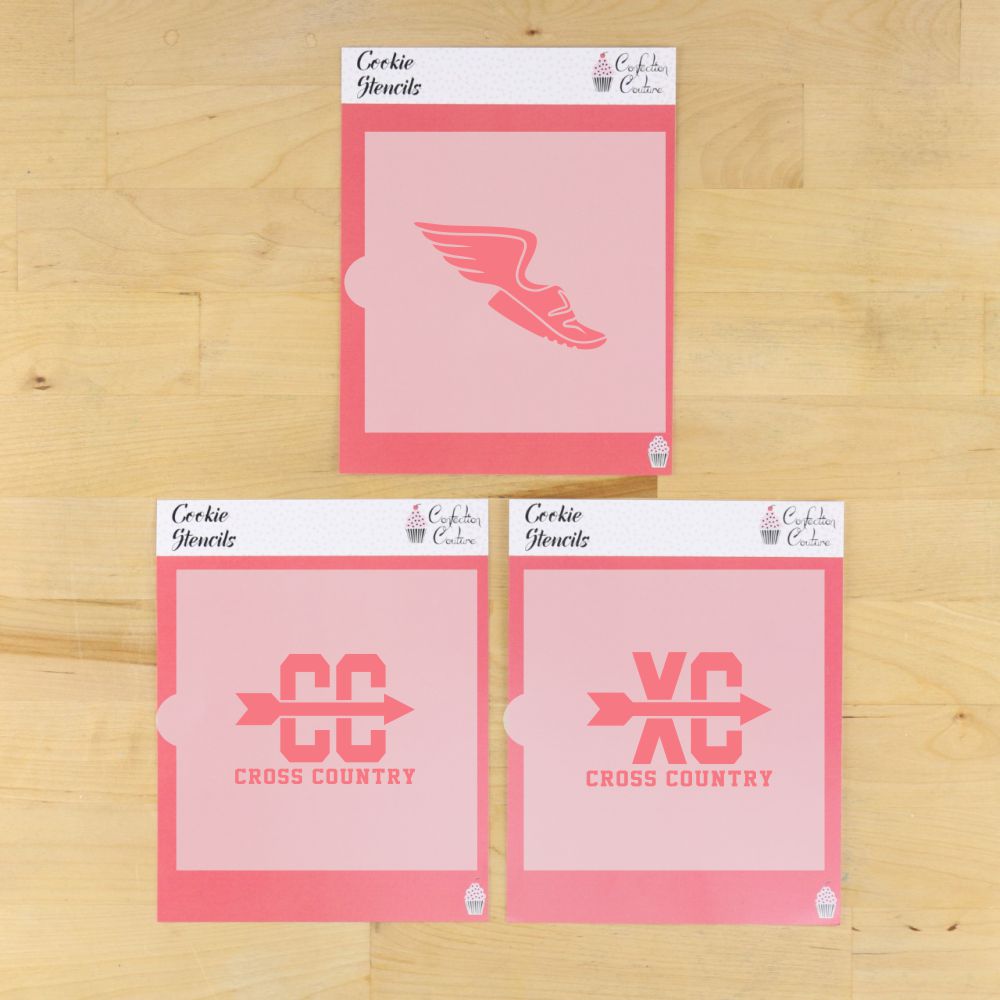 Cross Country Cookie Stencils: Decorate Cookies for XC Races ...
