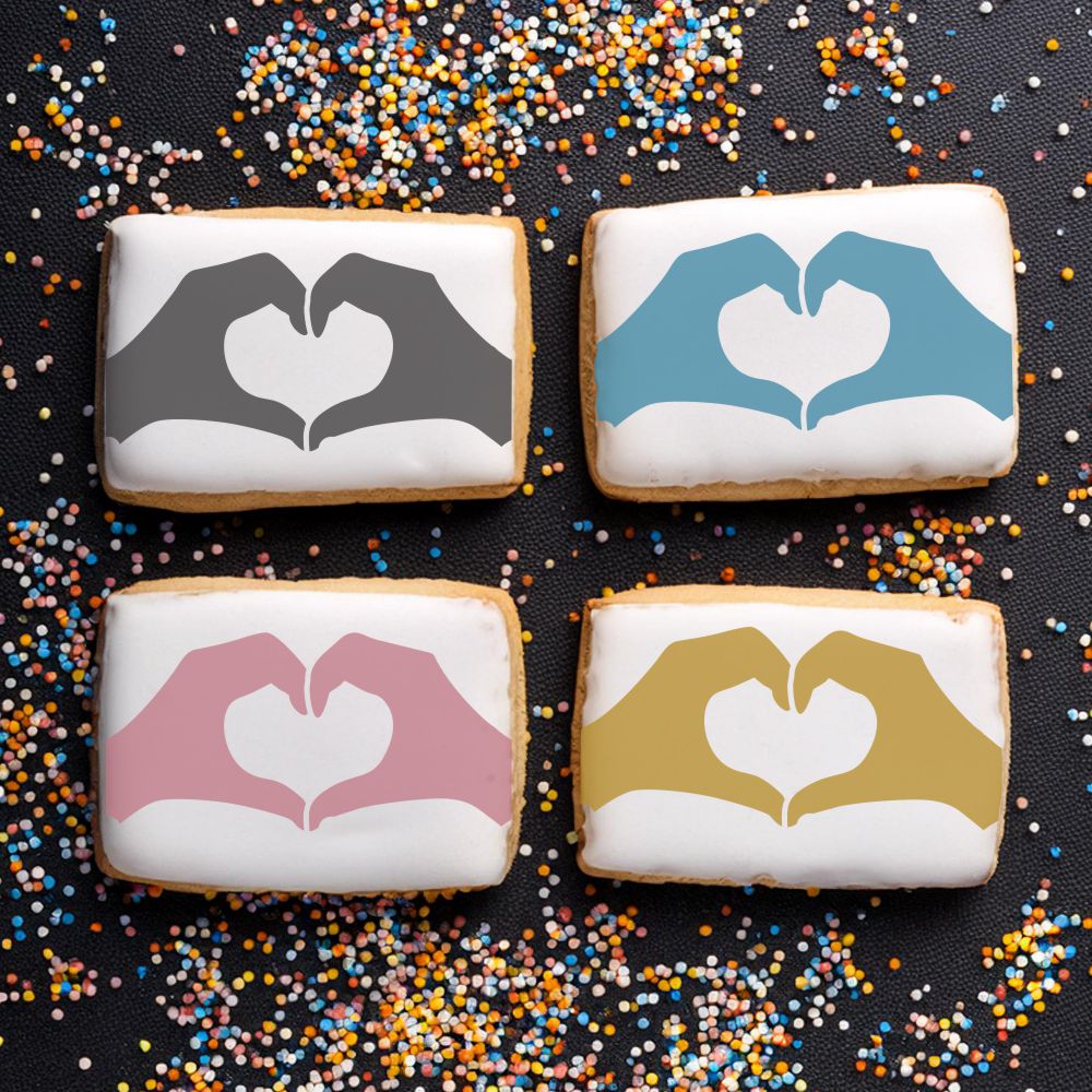 Heart Hands Cookie Stencil: Taylor Swift Inspired Cookie Stencils ...
