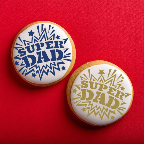 Superhero Dad Cookie Stencil: Cookies for Father's Day and Dad Birthday ...