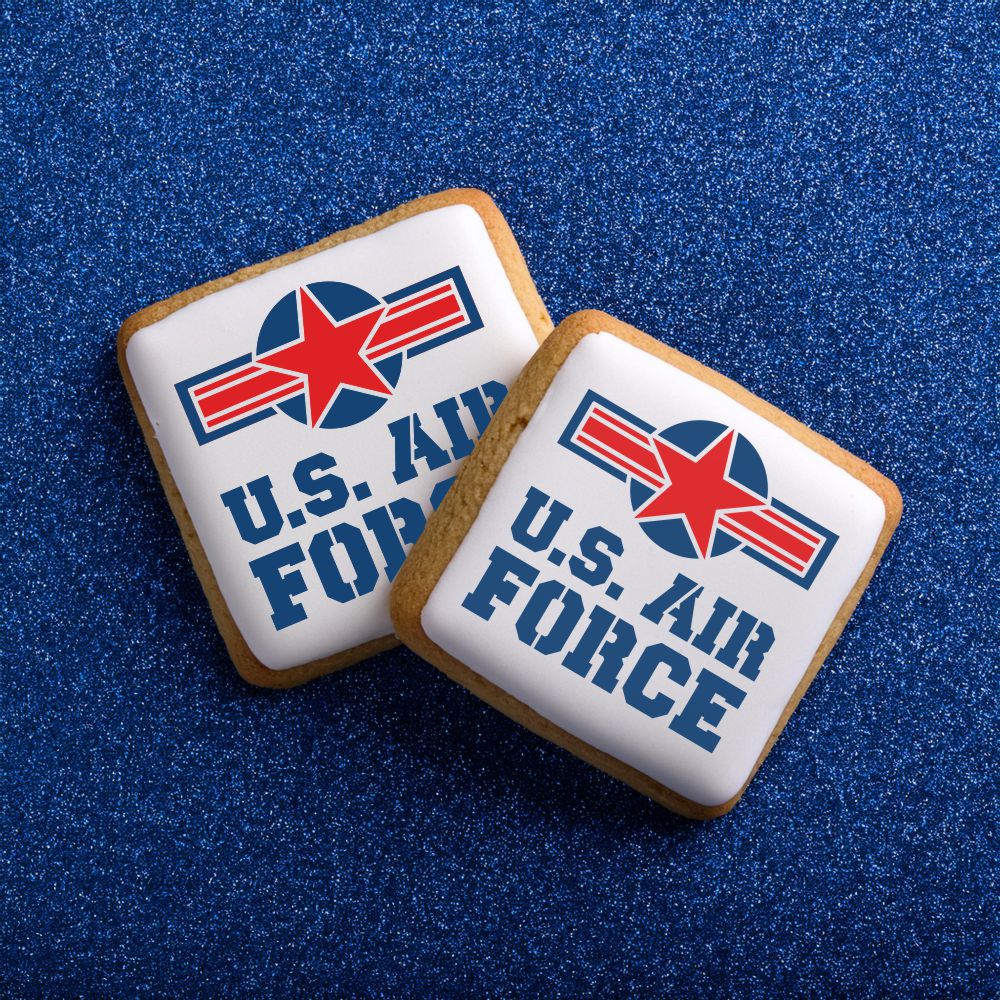 US Air Force Cookie Stencil | Air Force Cookies – Confection Couture ...