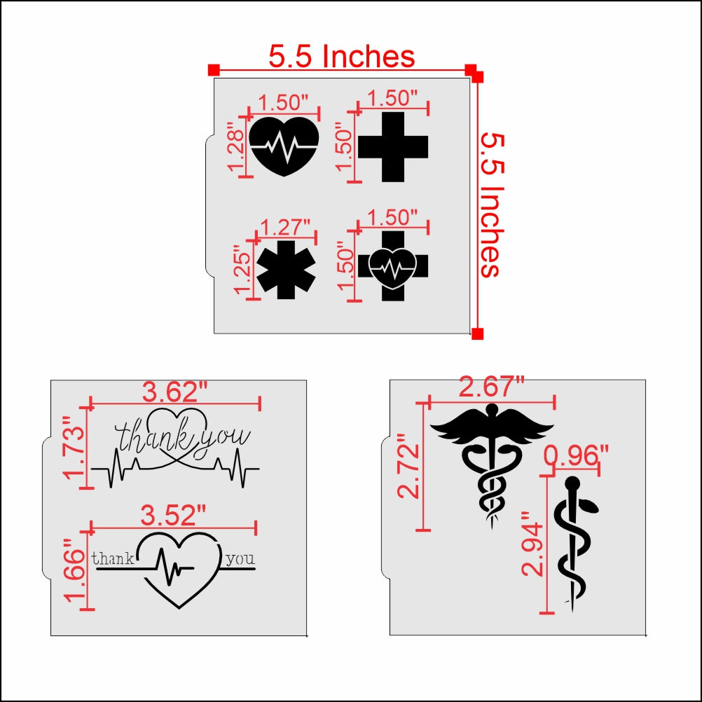 Medical Appreciation Cookie Stencils: Cookies for Medical Professionals ...