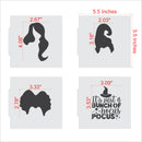 Hocus Pocus Stencil Set For Halloween Cookies – Confection Couture Stencils