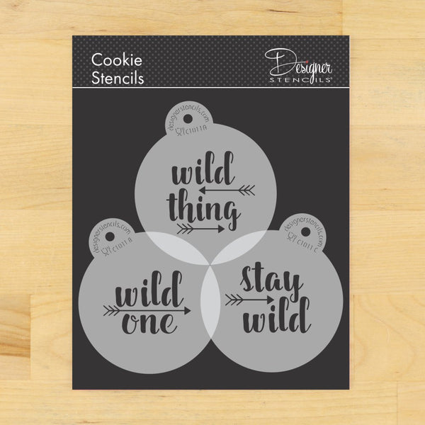 Wild Thing Trio Stencils From Designer Stencils – Confection Couture ...