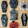 Halloween Coffin Cookie Stencil: Spooky Coffin Designs - Confection ...