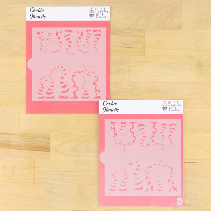 Monster Tails Halloween Cookie Stencil| Halloween Monster Cookies ...